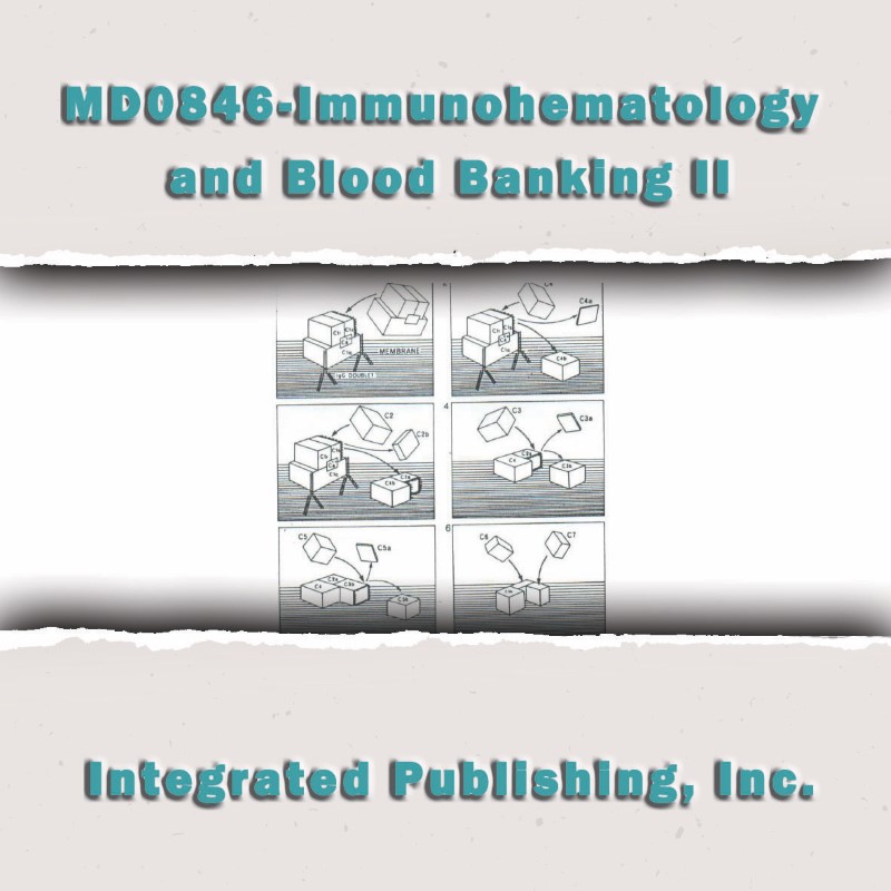 Immunohematology and Blood Banking II