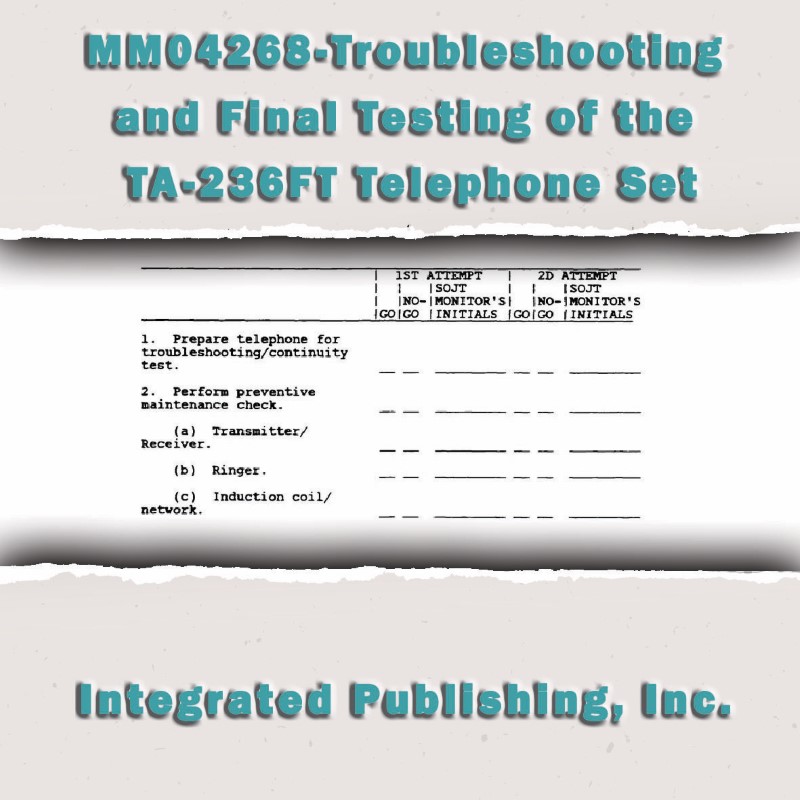 Troubleshooting and Final Testing of the TA