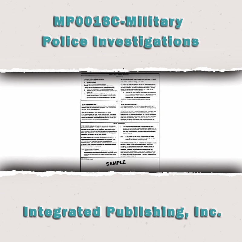 Military Police Investigations