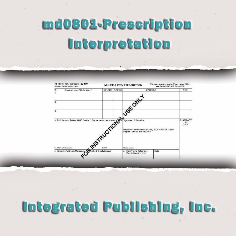 Prescription Interpretation