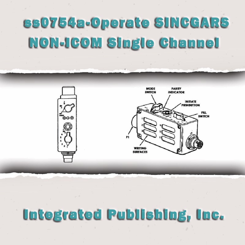 Operate SINCGARS (NON-ICOM) Single Channel