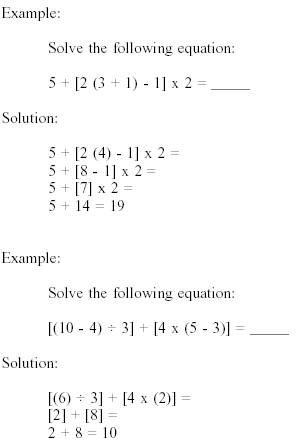 Hierarchy of Mathematical Operations
