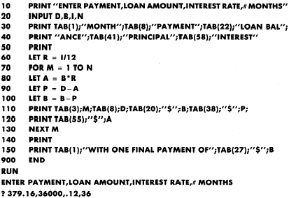 Chapter 6 Formatting printed output