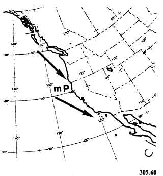Maritime Polar (mP) Air Atlantic in Summer